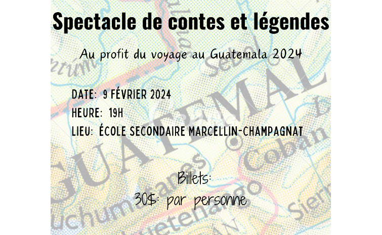 Spectacle Contes et légendes - Guatemala 2024 | La Fabrique à projets Spectacle Contes et légendes - Guatemala 2024 | La Fabrique à projets
