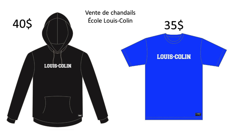 Vente de chandails Louis-Colin | La Fabrique à projets